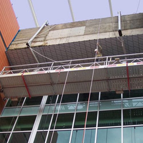 Double-Wide Swing Stage - Stone Mountain Access Systems